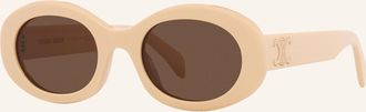 Celine Celine Sonnenbrille cl000430 Triomphe beige