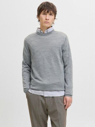 Jack & Jones Rundhalspullover JPRBLAMARK MERINO KNIT CREW NECK LN