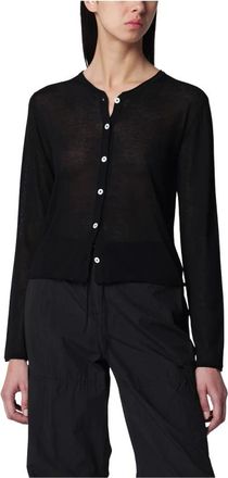Dunst Femme, Pulls, Noir, Taille: 38 FR Gilet Ras du Cou Essentiel pour l&Eacute;t&eacute;