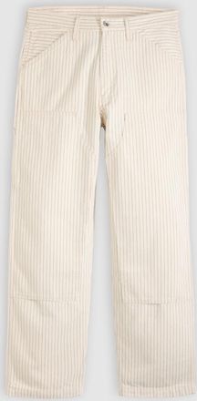Levi's 568 Loose Straight Lightweight Carpenter Hose mit doppeltem Kniebereich - Herren - Wei&szlig; / Wei&szlig;