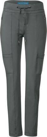 Street One Damen Cargohose, marshy green, 38W / 28L