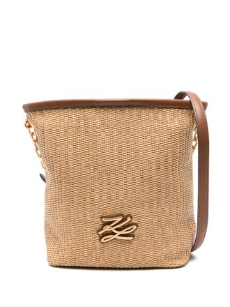 Karl Lagerfeld petit sac seau K/Autograph - Tons neutres