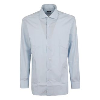 Barba Homme, Chemises, Bleu, Taille: 4XL Chemise &agrave; col
