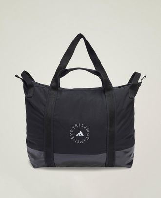 Stella McCartney Logo Tote Bag, Woman, Black