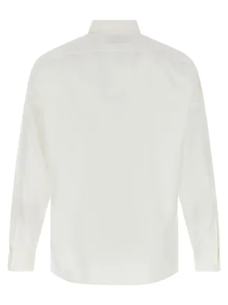 Saint Laurent Cotton Poplin Shirt - Cream
