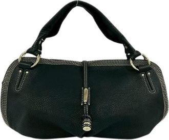 Celine Sac &agrave; main en cuir Bitter Sweet Pre-owned - Femme - Pre-owned - Noir - Taille: ONE Size