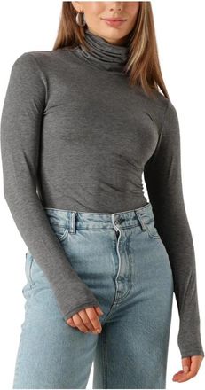 Moss Copenhagen Rollkragenpullover - - Knitwear - Damen - Grau - M/L