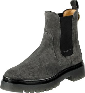 GANT FOOTWEAR Damen ALIGREY Chelsea-Stiefel, Dark Gray, 39 EU