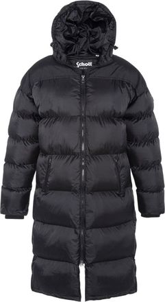 Schott NYC Unisex 2190max Daunenjacke, Schwarz/ Schwarz, XXL