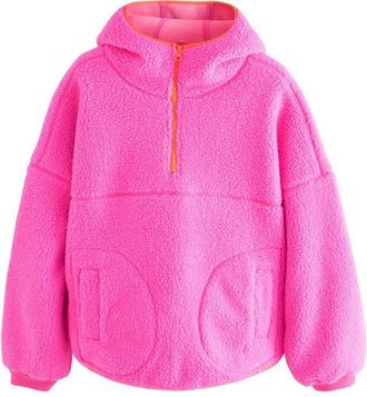 Next Kapuzenfleecejacke Active Kapuzenjacke mit Borg (1-St)