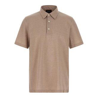 Brioni Homme, Tops, Beige, Taille: XL Polo Chemises
