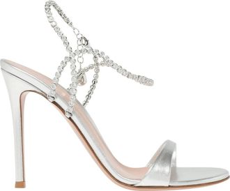 Gianvito Rossi Femme, Chaussures, Gris, Taille: 39 1/2 EU Eternity 105 Sandal