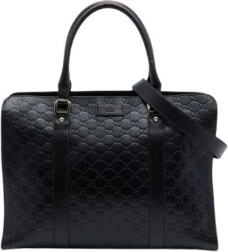 Gucci Pre-owned Briefcase - - Pre-owned - Damen - Schwarzk - ONE SIZE