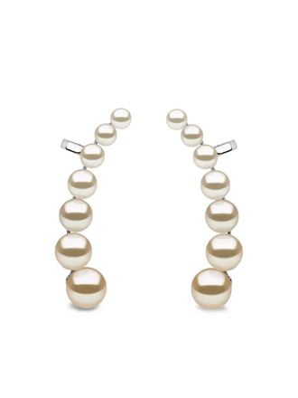 Yoko London boucles doreilles Glitz &agrave; perles - Argent