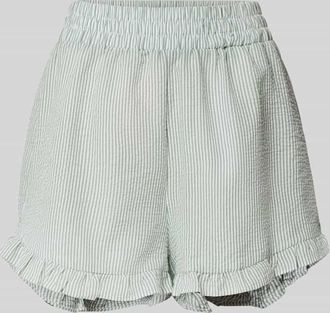 A-View Relaxed Fit Shorts mit Strukturmuster Modell Sonja