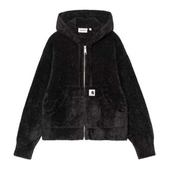 Carhartt Work in Progress Maine Active Sweater Jacke - - Sweatshirts & Hoodies - Damen - Schwarzk - XS