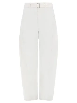 Christophe Lemaire Twisted Trousers - White