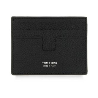Tom Ford Porte-cartes T Line - Homme - Accessoires - Noir - Taille: ONE Size