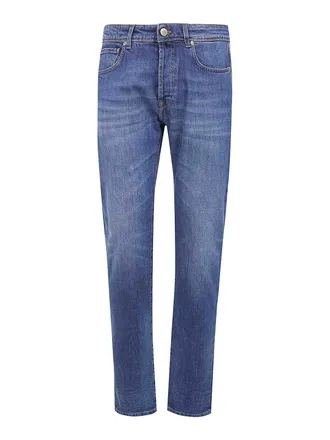 Incotex Jean Droit - Bleu