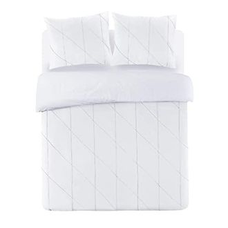 Papillon Canberra Bettbezüge weiß, Baumwolle, 200 x 200/220 cm