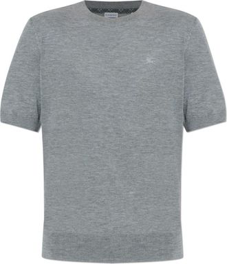 Burberry Homme, Pulls, Gris, Taille: M T-shirt en cachemire Tom