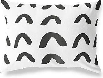 Bonamaison Le Jardin du Lin Kissen Zierkissenbezug Zufälliges Muster Kissenbezug, Weich Bequem, Für Zuhause Autos Büro Sofa Wohnzimmer Couch Schlafzimmer Dekor, 