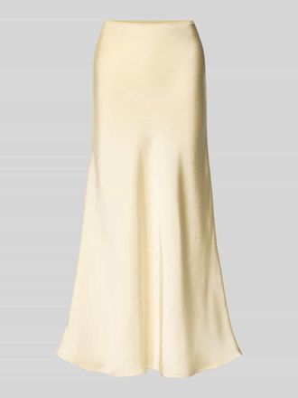 Neo Noir Maxirock aus Satin Modell Vicky