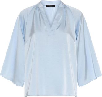 Bruuns Bazaar Femme, Blouses et Chemises, Bleu, Taille: 46 FR Blouses
