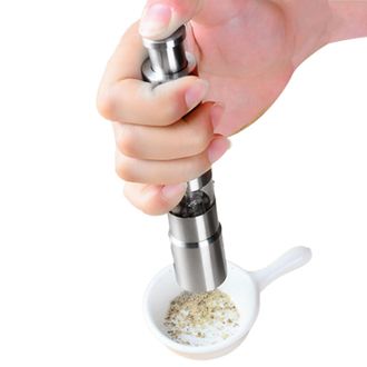 Generic K&uuml;chen-Pfefferm&uuml;hle, Edelstahl, kleine Salzm&uuml;hle, tragbares K&uuml;chenger&auml;t, handrettende K&uuml;mmelm&uuml;hle f&uuml;r Picknick, Reisen