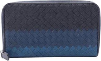 Bottega Veneta Portefeuille long (bi-pli) Pre-owned - Homme - Pre-owned - Bleu - Taille: ONE Size