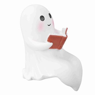 CHICIRIS Niedliches Geister-Nachtlicht, Harzmaterial, LED-Leselampe mit Sanfter Beleuchtung f&uuml;r Schlafzimmer und Arbeitszimmer (kleine Gr&ouml;&szlig;e)