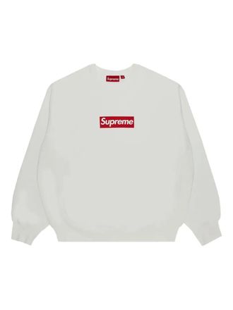 SUPREME sweat &agrave; logo - Blanc
