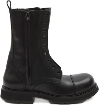 Balenciaga Stiefel - Lace-Up Truck Boots - Gr. 38 (EU) - in Schwarz - f&uuml;r Damen