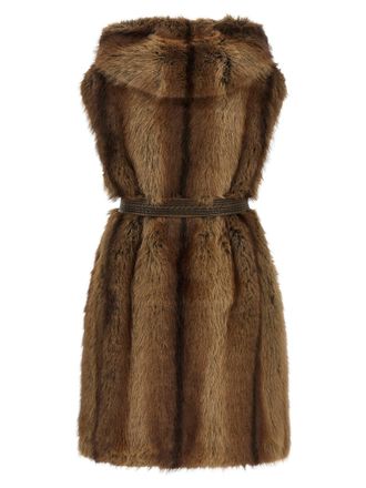Pinko Galearis Vest - Brown