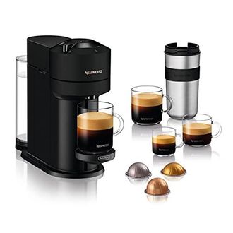 Nespresso DeLonghi Vertuo Next Machine à café et expresso avec WIFI et Bluetooth intégrés, Machine à café automatique à capsules avec système de préparation à u
