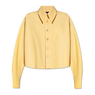 Fabiana Filippi Femme, Blouses et Chemises, Jaune, Taille: 32 FR Chemise Coupe D&eacute;contract&eacute;e