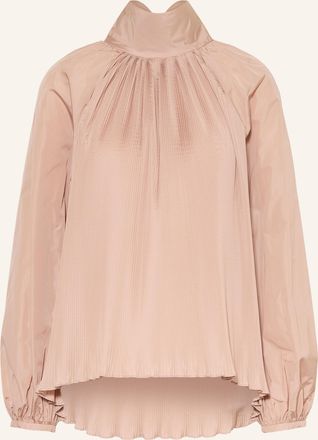 Max Mara Schluppenbluse Valle Mit Plissees rosa