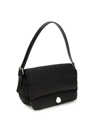 Moncler Womens Caradoc Shoulder Bag Black Polyamide