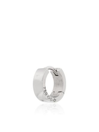 Le Gramme 18kt La 1,9g Wei&szlig;goldcreole - Silber