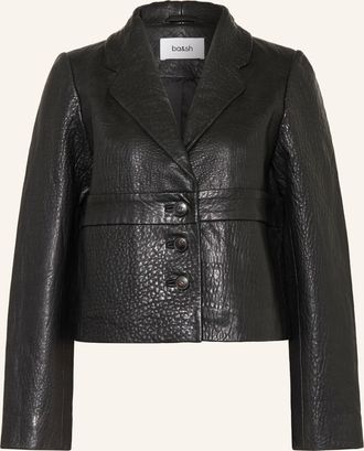 BA&SH Ba&Sh Lederjacke Borfeo schwarz