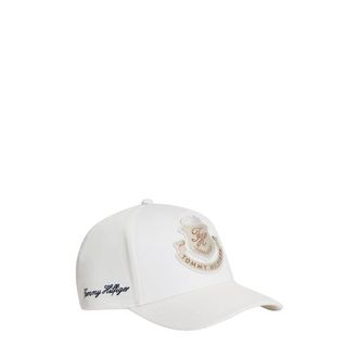 Tommy Hilfiger Casquette &agrave; logo en coton m&eacute;lang&eacute;