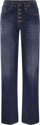 Dondup Femme, Jeans, Bleu, Taille: W25 Jacklyn Jeans Jambe Large