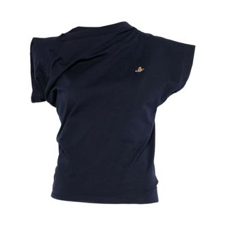 Vivienne Westwood Femme, Tops, Bleu, Taille: 42 FR Hebo Top
