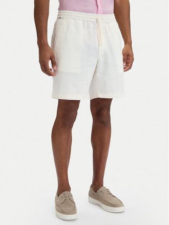 Tommy Hilfiger Stoffshorts Dover MW0MW44358 Wei&szlig; Regular Fit