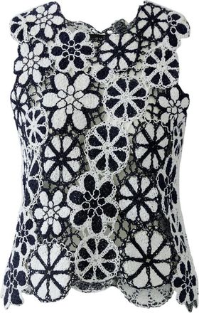 Oui Femme, Tops, Noir, Taille: 42 FR Hauts sans manches