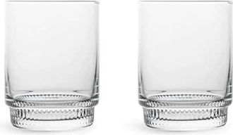 Sagaform Kitchen Tumbler-Set 2-teilig aus Glas in der Farbe Transparent 23cl, Ma&szlig;e: 7cm x 7cm x 9cm, 5018268