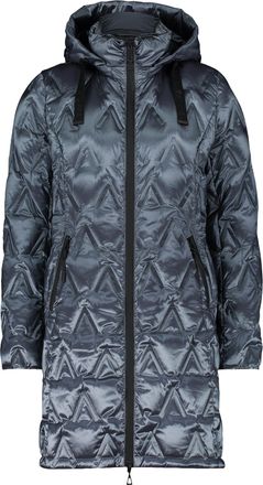 Gil Bret Damen Daunenmantel mit Kapuze 44, Blau