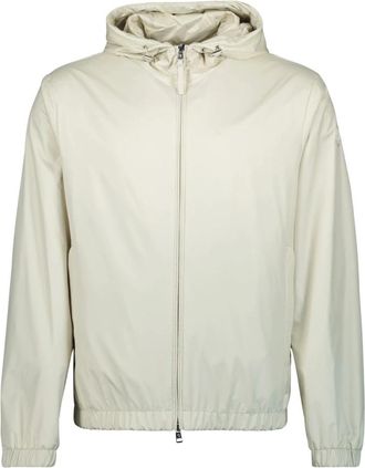 Moncler Homme, Vestes, Blanc, Taille: 2XL Domene Windbreaker
