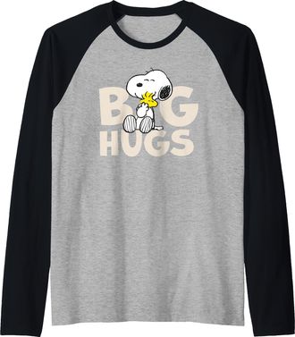 Peanuts Snoopy Woodstock Big Hugs Raglan