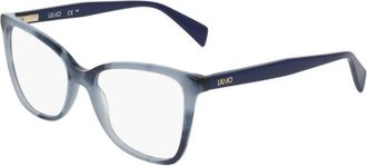 Liu Jo Femme, Accessoires, Bleu, Taille: 53 MM Butterfly Eyeglasses